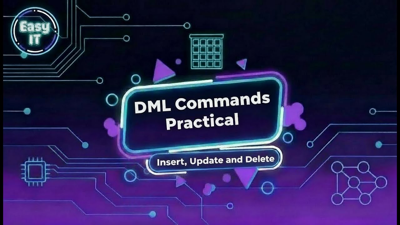 CBSE Class 10 IT 402: SQL DML Commands Explained | Insert, Update ...