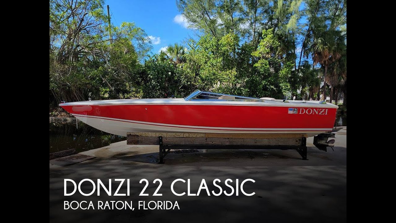 Used 1996 Donzi 22 Classic for sale in Boca Raton, Florida - YouTube