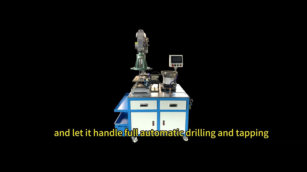 T type Automatic Drilling Tapping Machine - YouTube