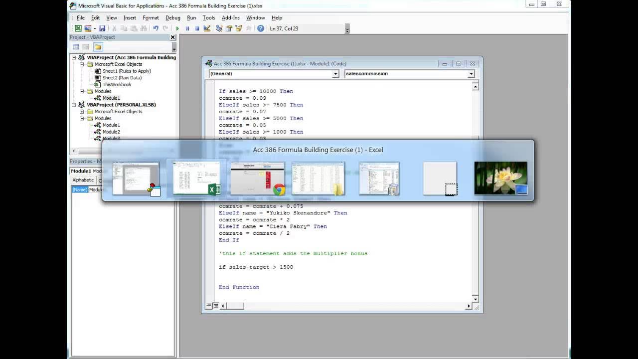 Constructing a User-Defined Function in VBA - YouTube