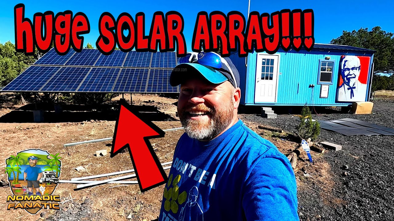 Off Grid Homestead Gets 3Kw Solar Panel Array Addition!!! - YouTube