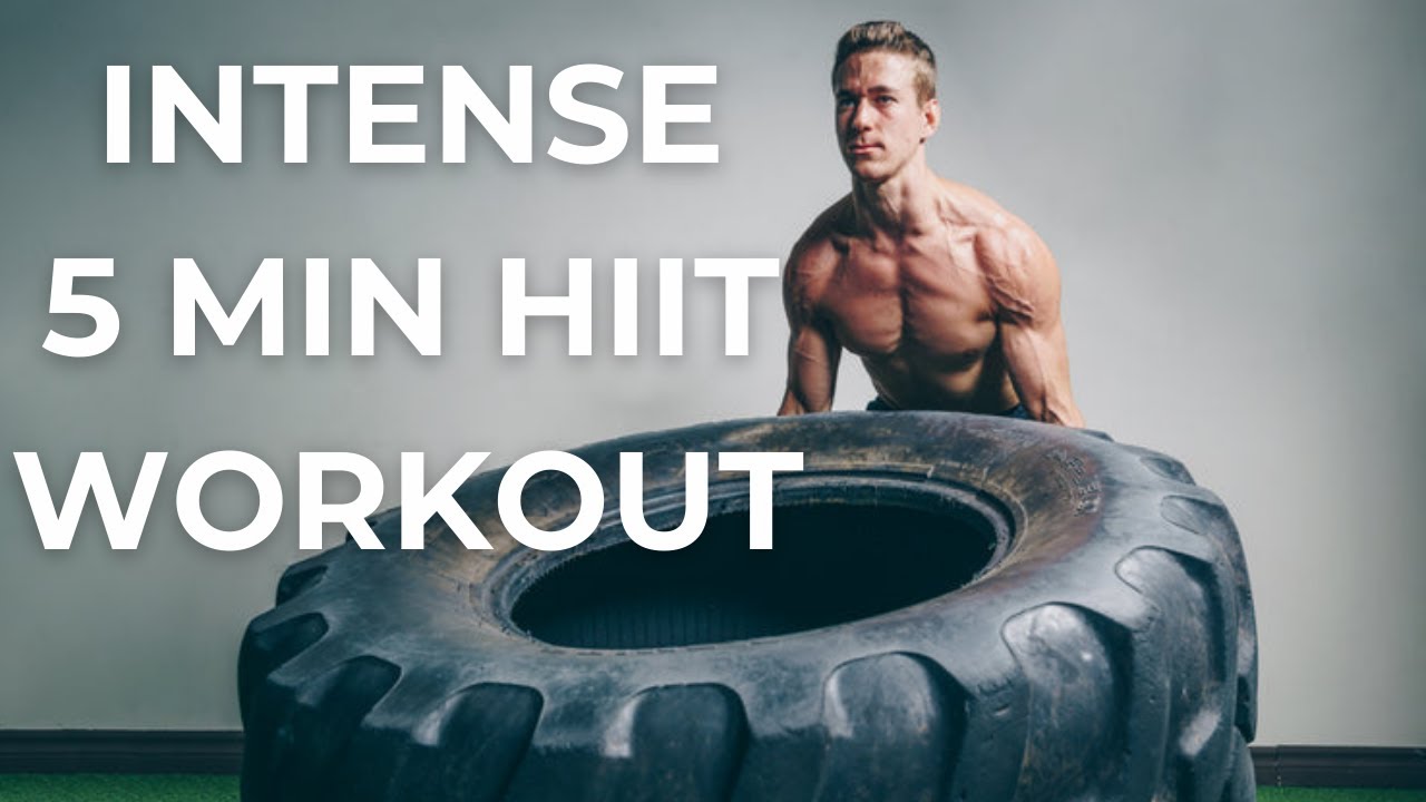 Intense 5-Minute HIIT Routine for Cardio and Strength (No Equipment ...