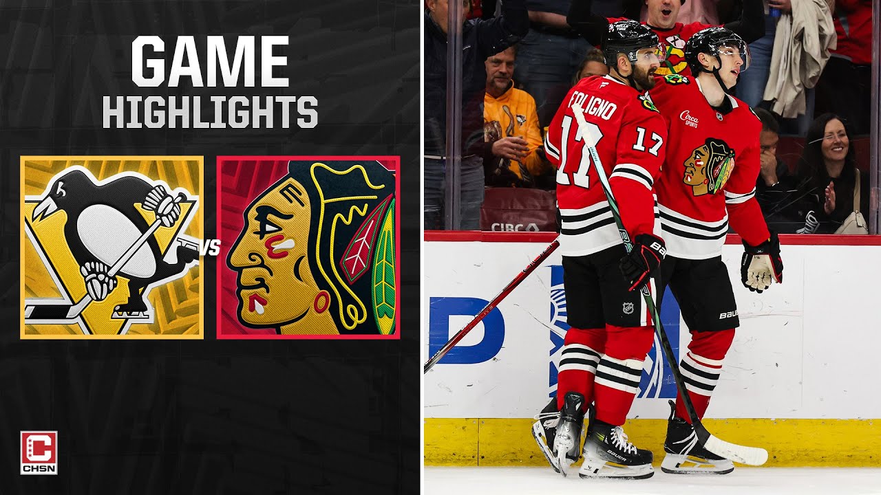 Chicago Blackhawks vs. Pittsburgh Penguins - Game Highlights | CHSN ...