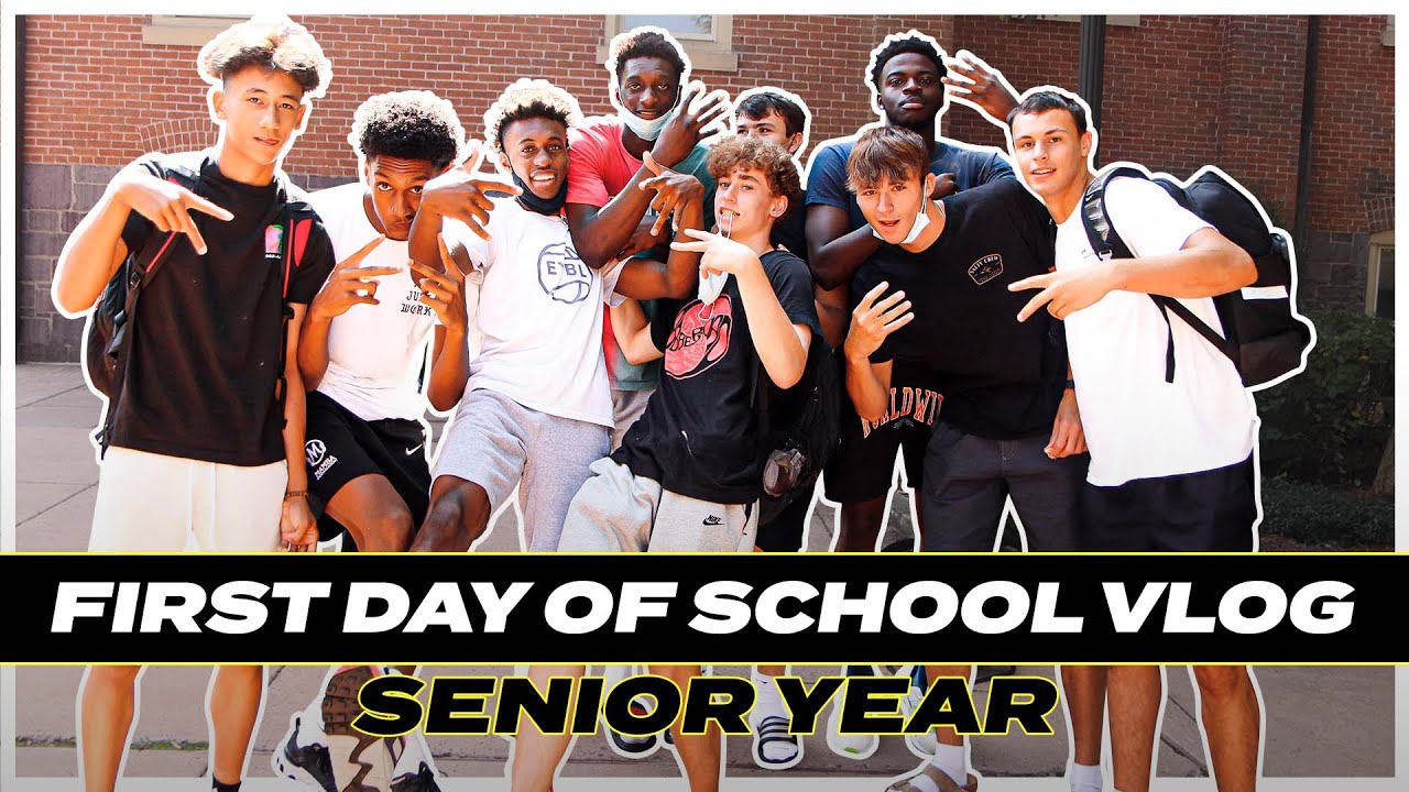 FIRST DAY OF SCHOOL VLOG (SENIOR YEAR) - YouTube