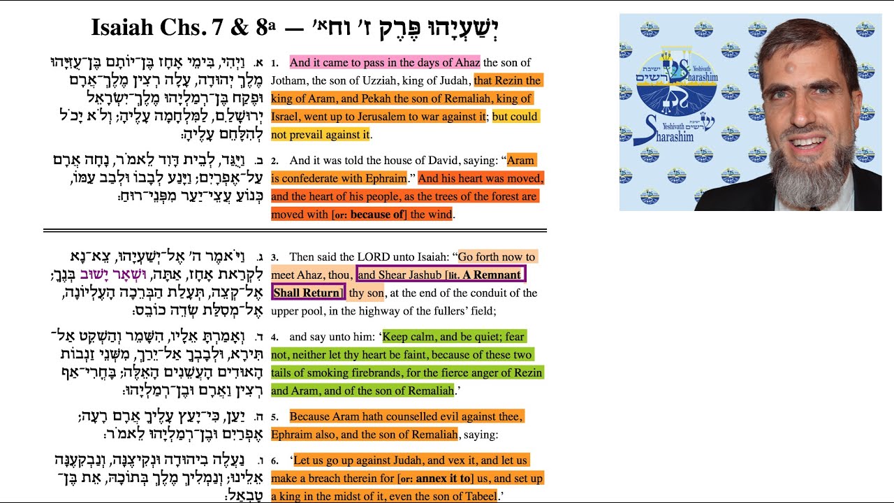 Jesaja 7-8a: Op de rand van vernietiging — en redding — in God’s handen ...