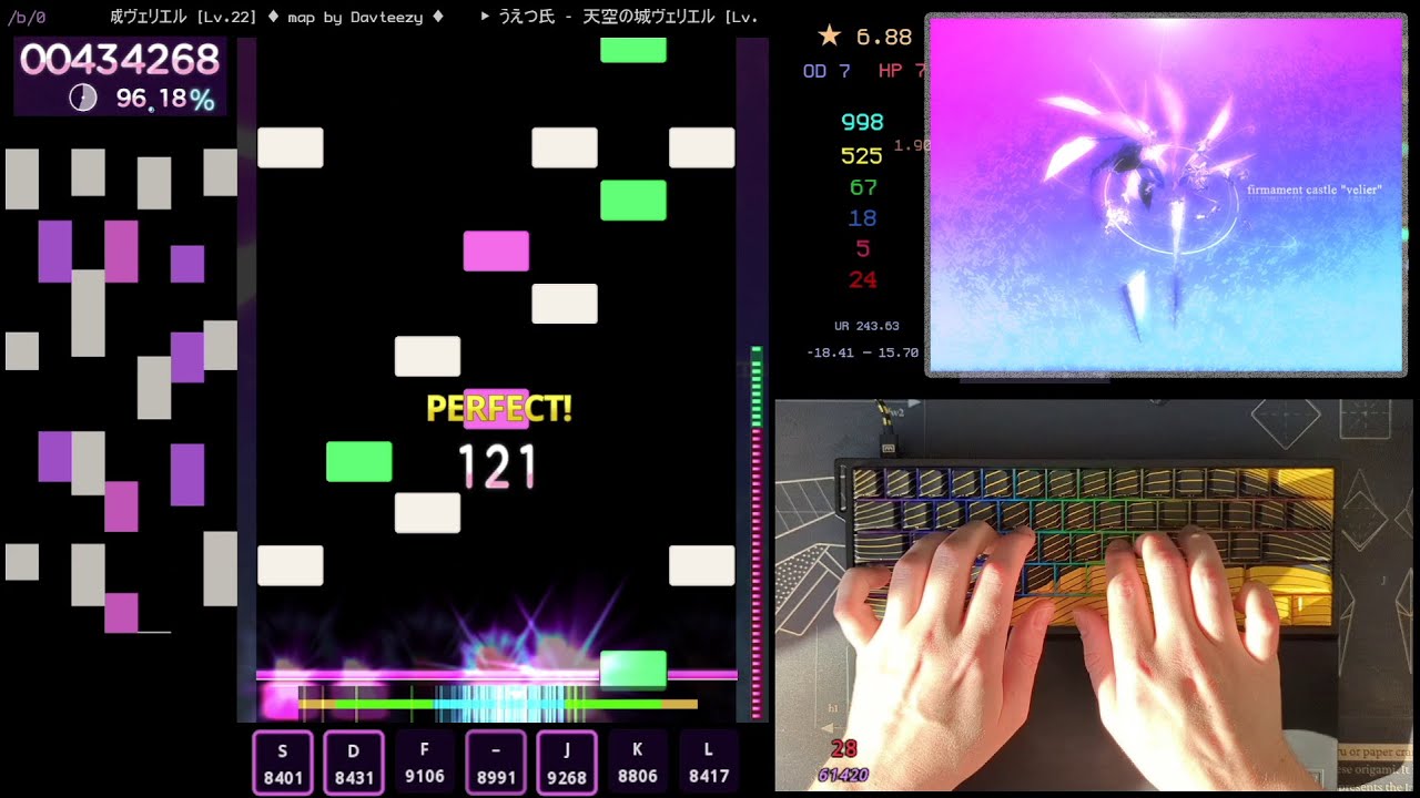 (o!m 7k) Uetsu Shi - Tenkuu no Shiro Verieru [Lv.22] 94.06% - YouTube