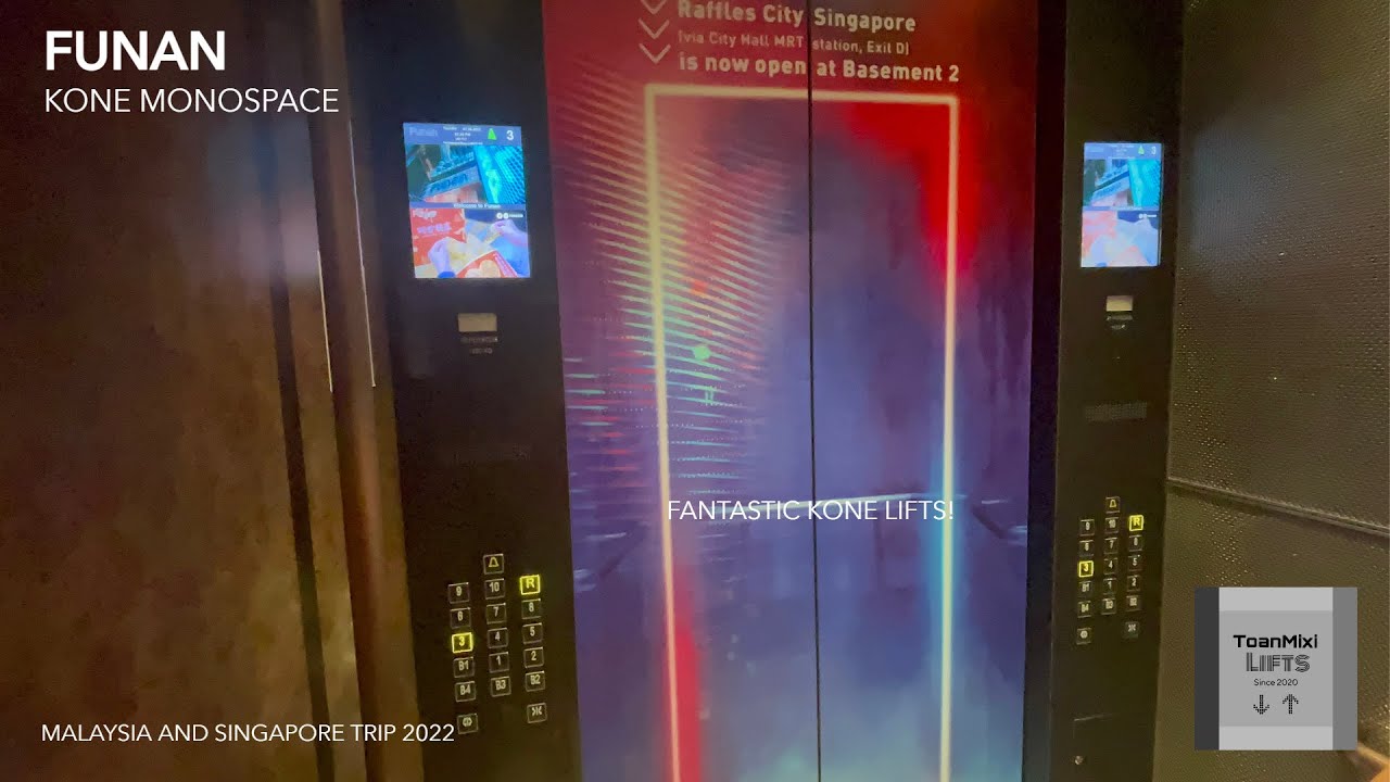 Funan Shopping Mall - 2x Cool KONE MonoSpace Lifts | ToanMixi Lifts ...