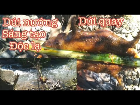 Dúi quay , cách quay dúi Siêu ngon ,các món ăn từ dúi .#128 - YouTube