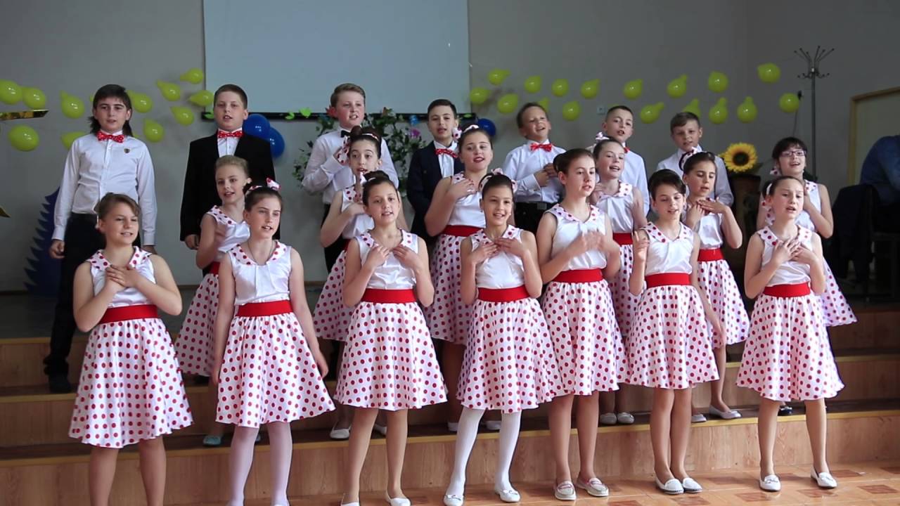 Adio clasele primare cl 4 A - YouTube