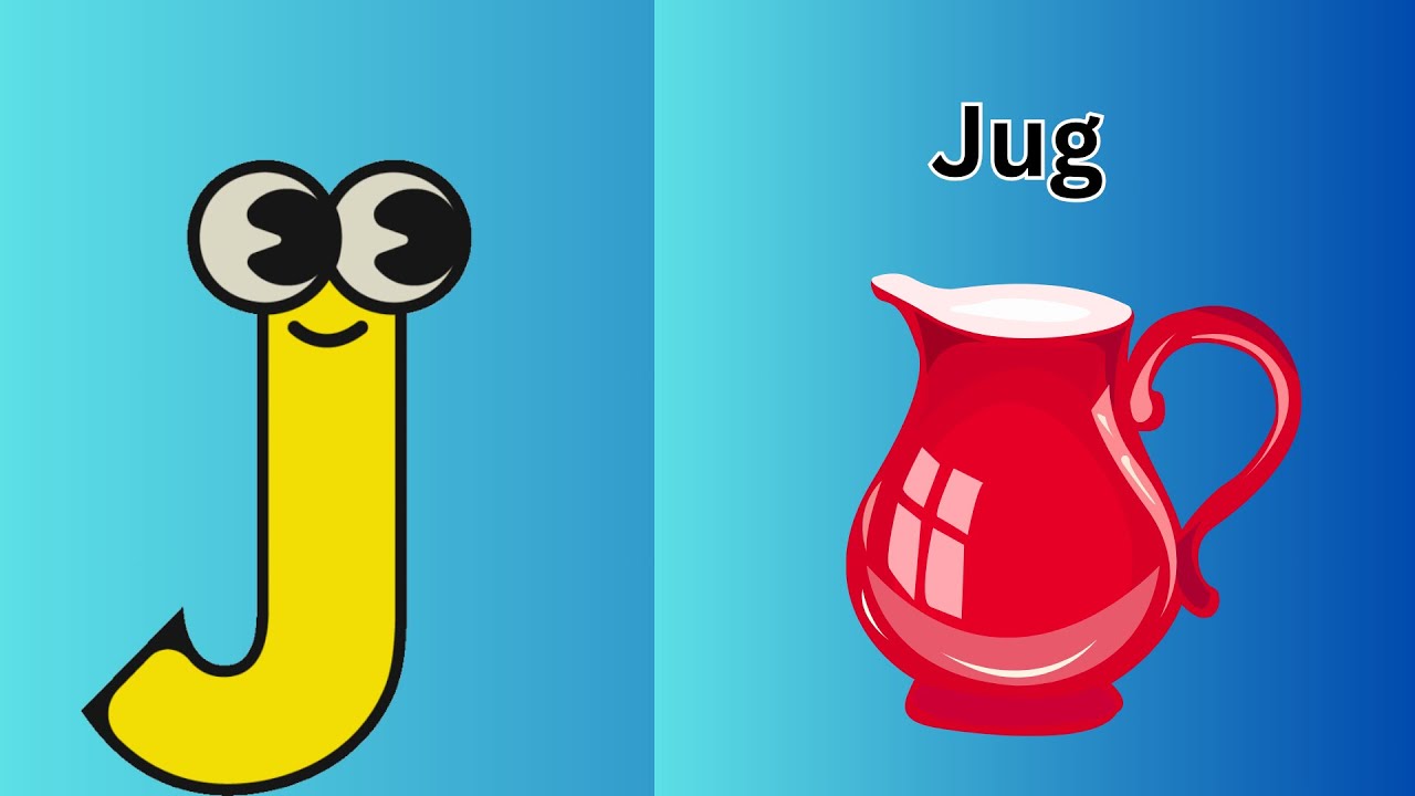 Jolly Letter J: 7 Fun Things for Kids | Educational Video - YouTube