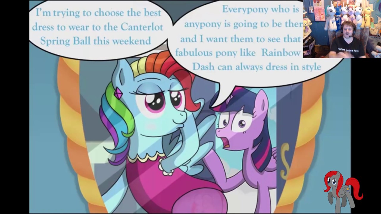 Reaction Personality switch MLP Comic dub - YouTube