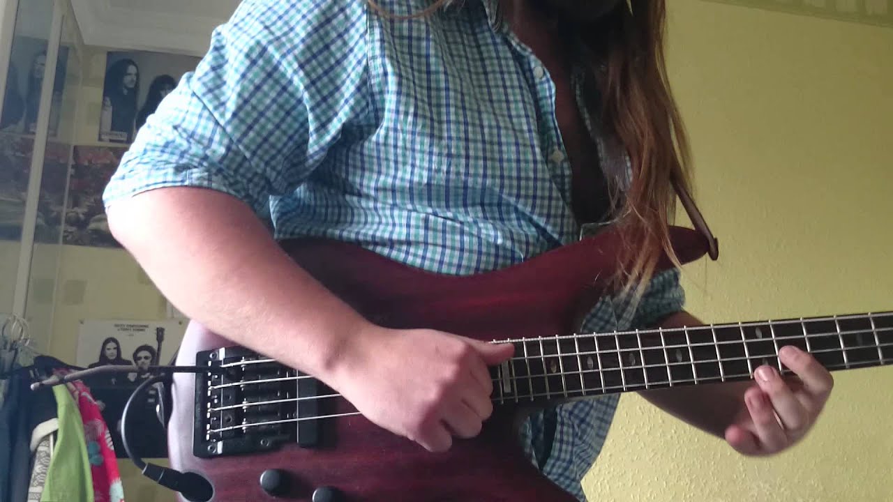 Bass improv. W/ loop station - YouTube
