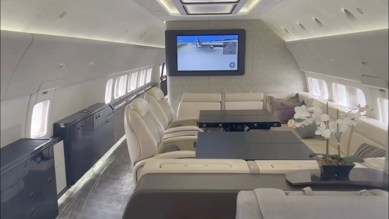 A Tour Of The Business Jets At EBACE 2023 In Geneva, Switzerland! - YouTube