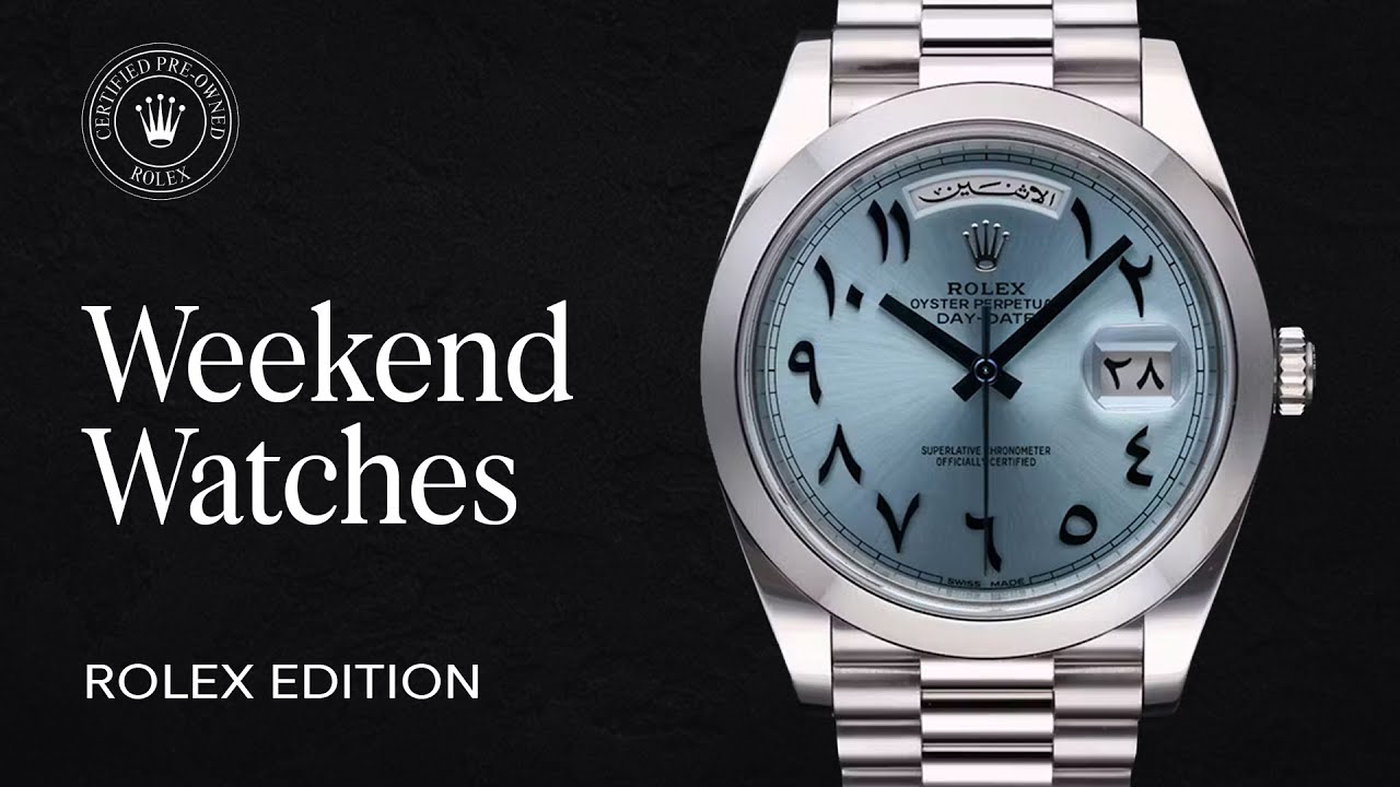 Weekend Watches - Rolex Day Date 40 Eastern Arabic Numerals - Rolex ...