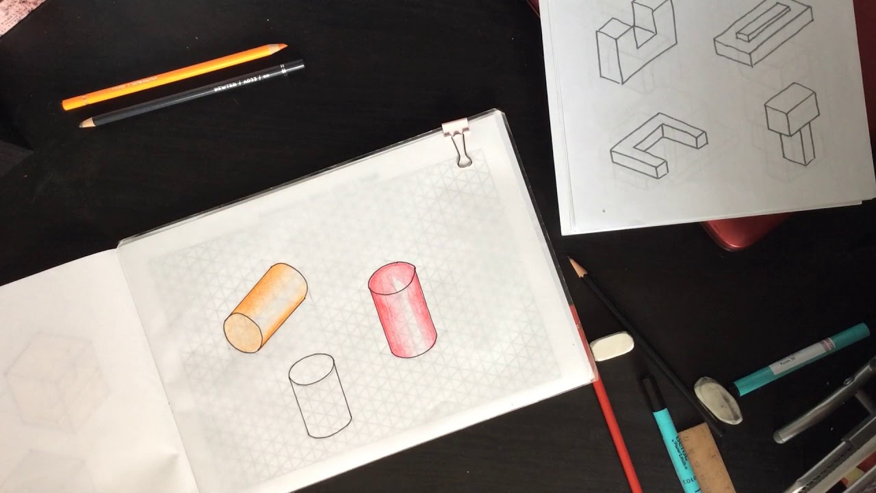 How to render a cylinder to look like metal - YouTube