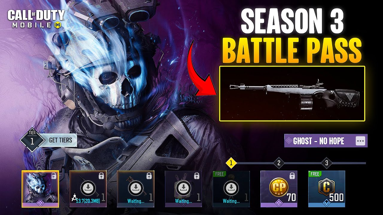 Season 3 Battle Pass Confirmed Gun in CODM - New Characters & Weapons ...