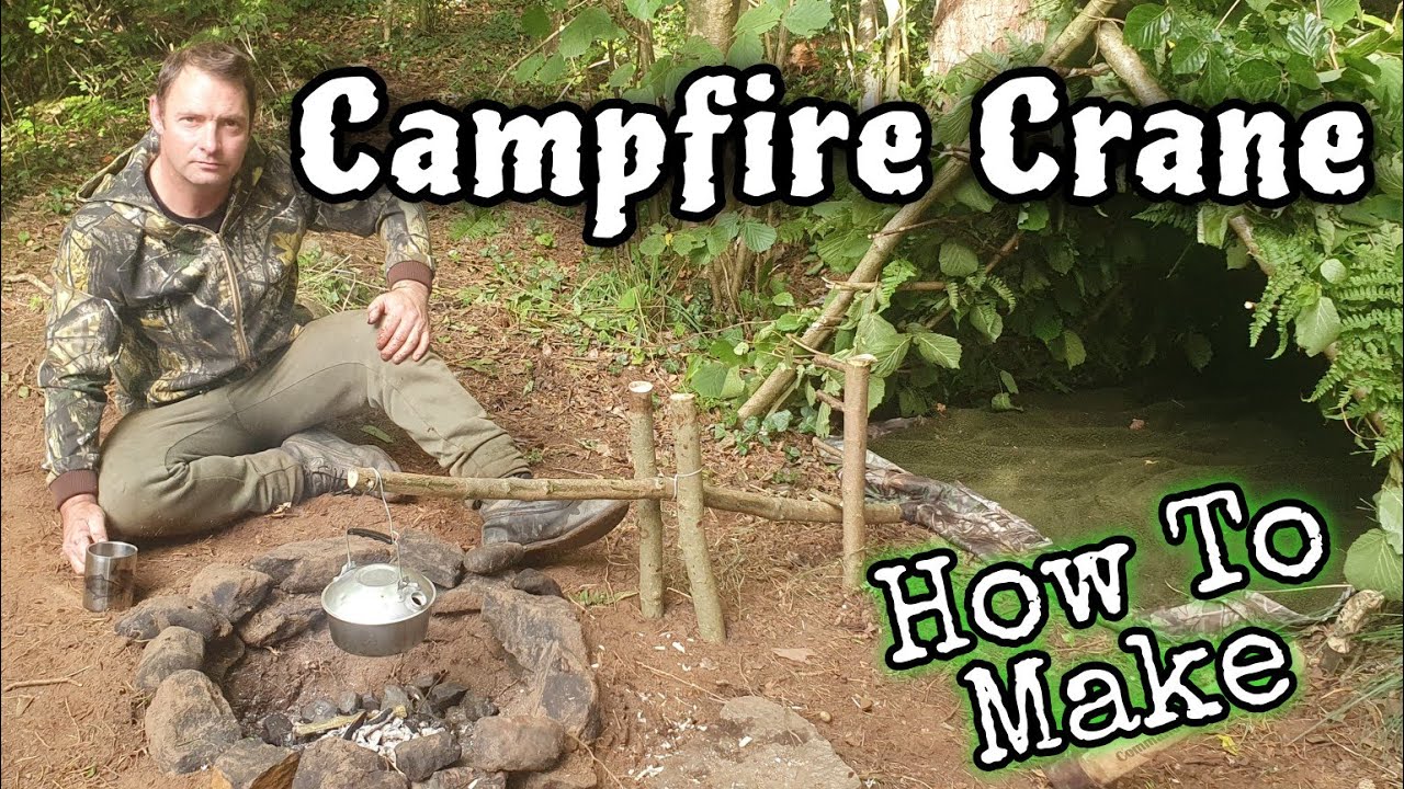 How To Make A Buscraft Campfire Crane , A Must For All Campfire ...