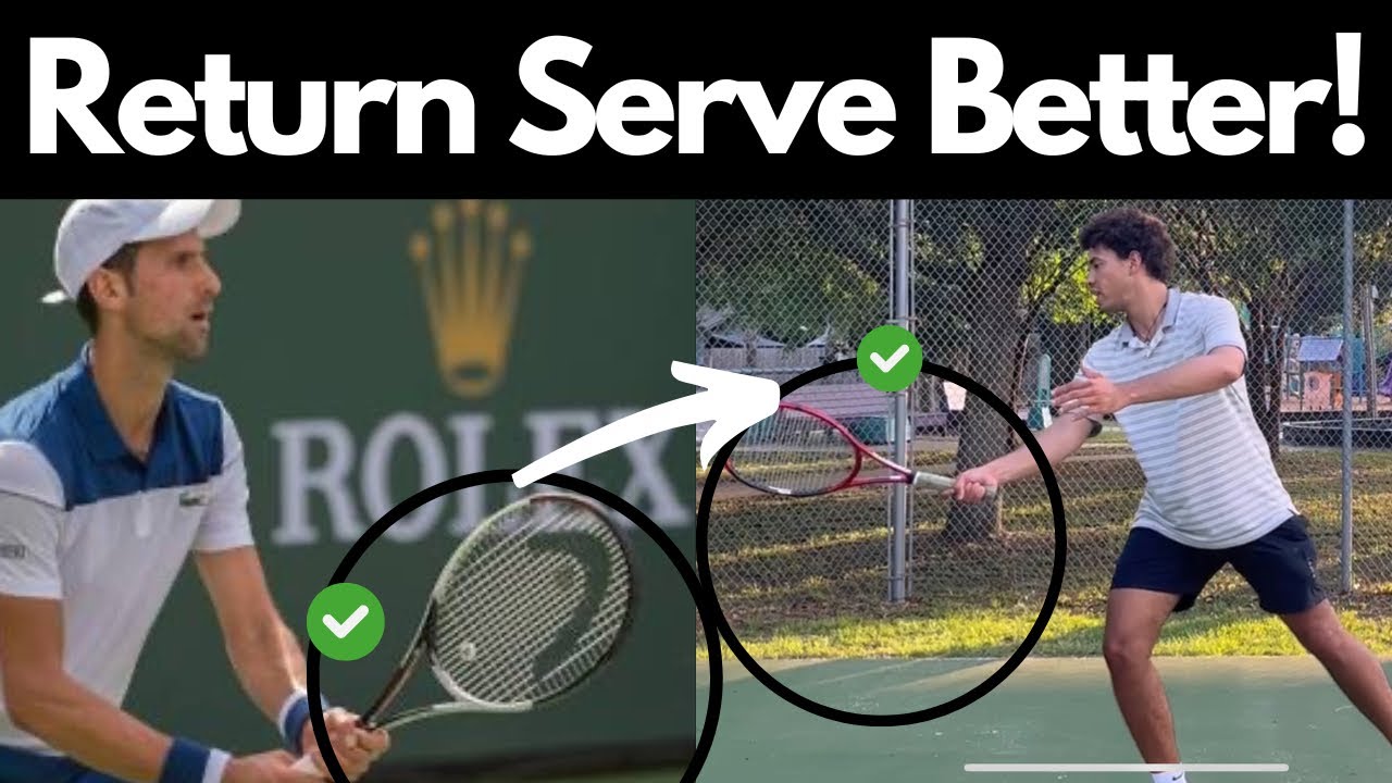 Return Serve Like Novak Djokovic | Return of Serve Tennis Lesson. - YouTube