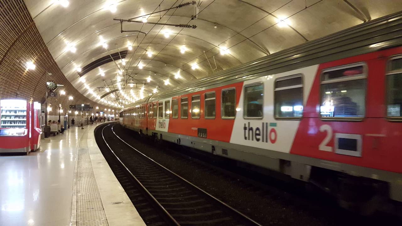 French electric locomotive BB36007 with Thello 35149 Milano-Marseile ...