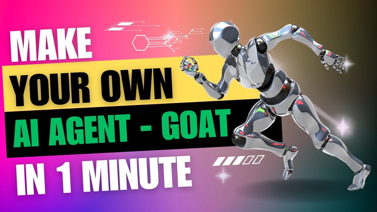 You can Make your own AI AGENT like GOAT in under 1 Minute! - YouTube