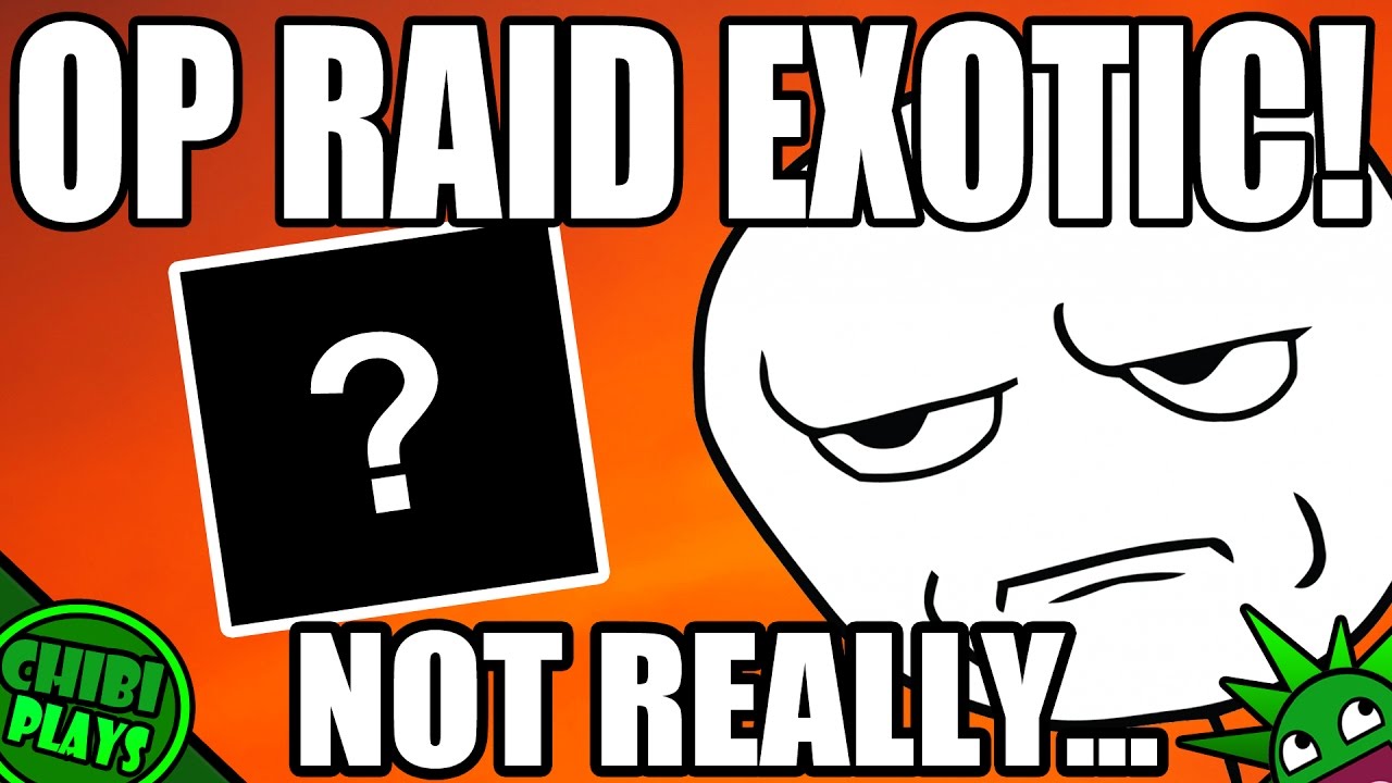 THE MOST OP FOR RAID... (Funny Destiny Gameplay) - YouTube