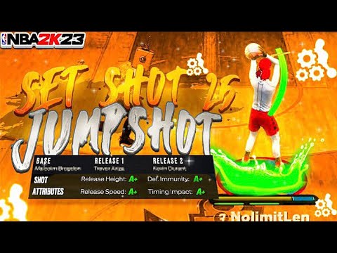 This *NEW* SET SHOT 25 JUMPSHOT is BREAKING NBA 2K23! FASTEST 100% ...