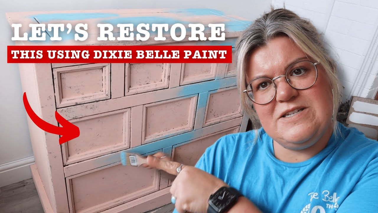How to Paint an Industrial-Style Furniture Piece | Dixie Belle Chalk ...