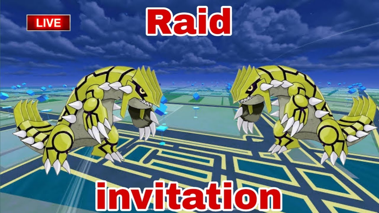 🔴Live Groudon raid invitation 🎯 by |#raj4t5 in pokemon go - YouTube