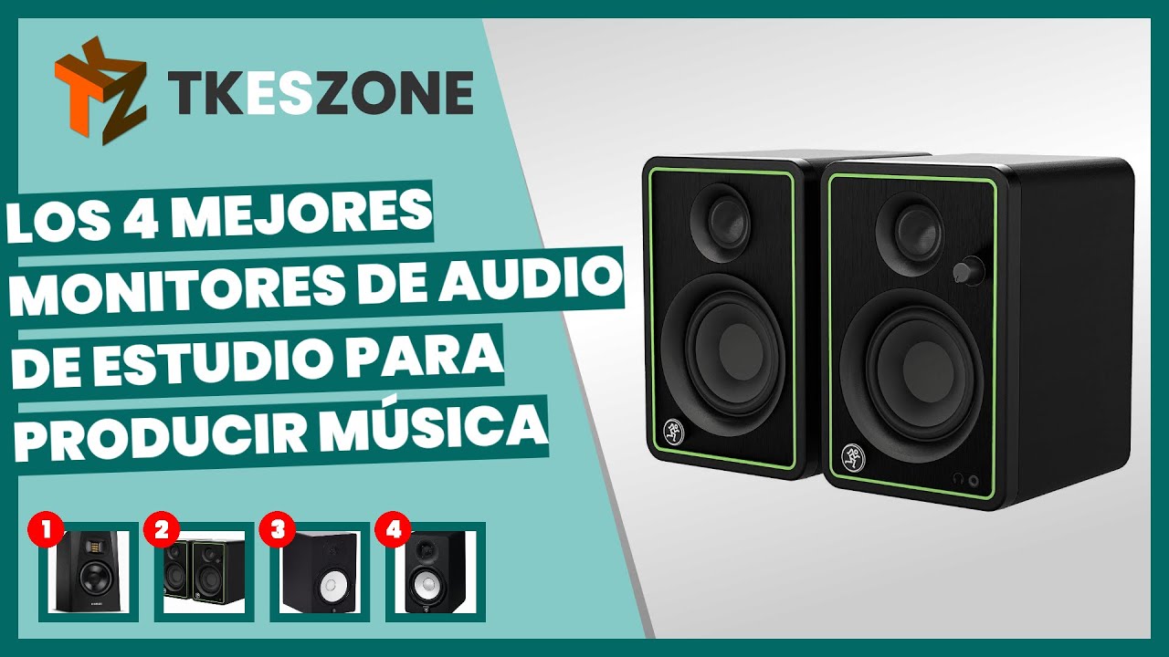Los 4 mejores monitores de audio de estudio para producir música - YouTube