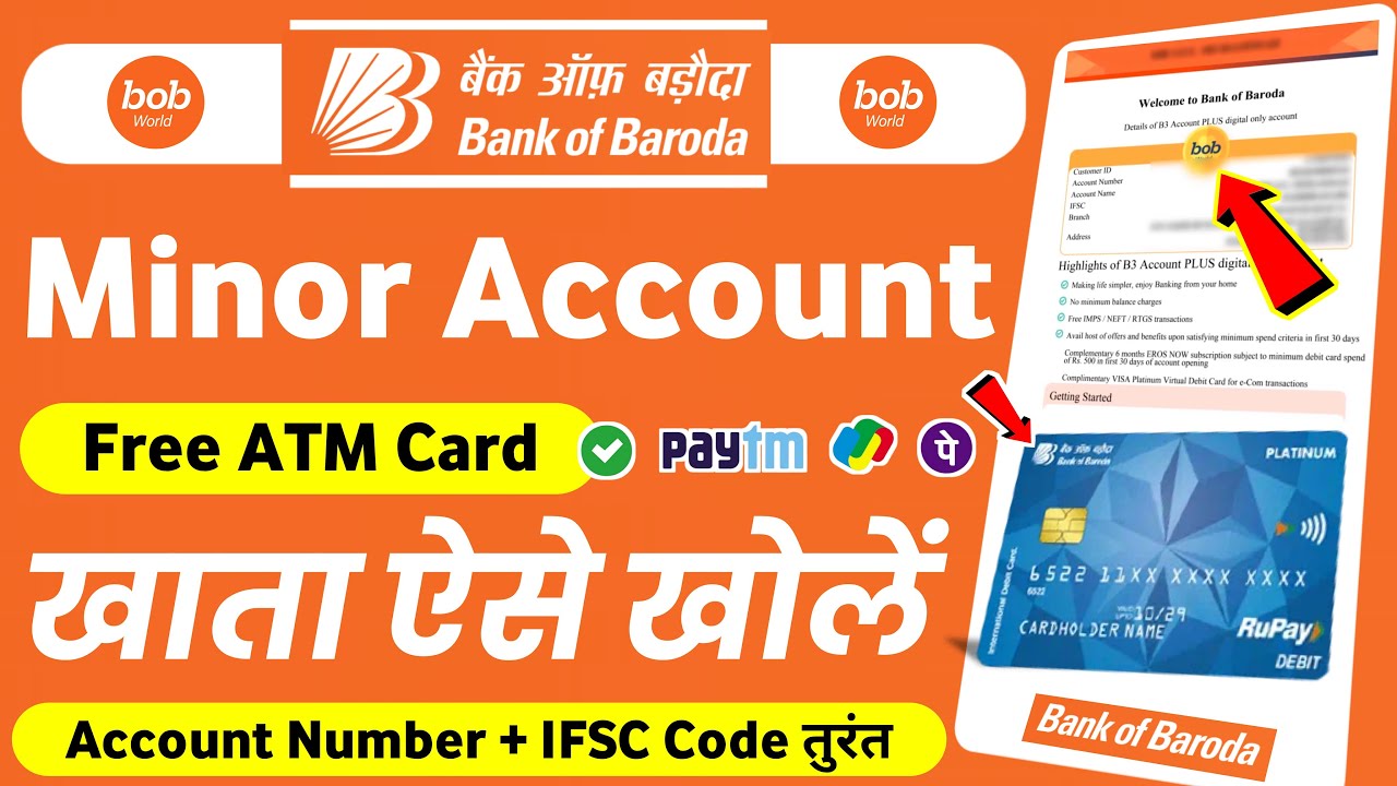 Minor Account Opening Online - Bob Minor Account Opening Online ...