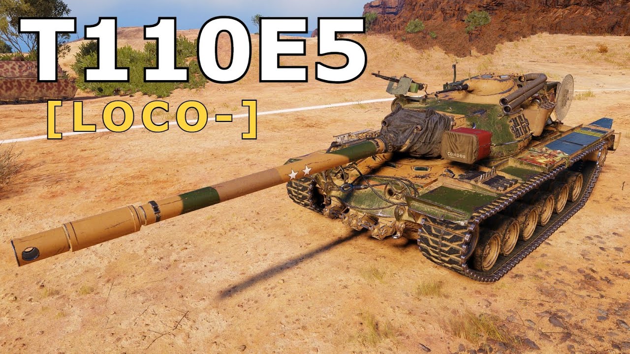 World of Tanks T110E5 - 8 Kills 10,4K Damage - YouTube