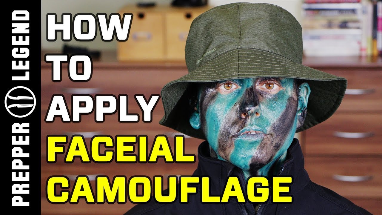 How to Apply Facial Camouflage - YouTube