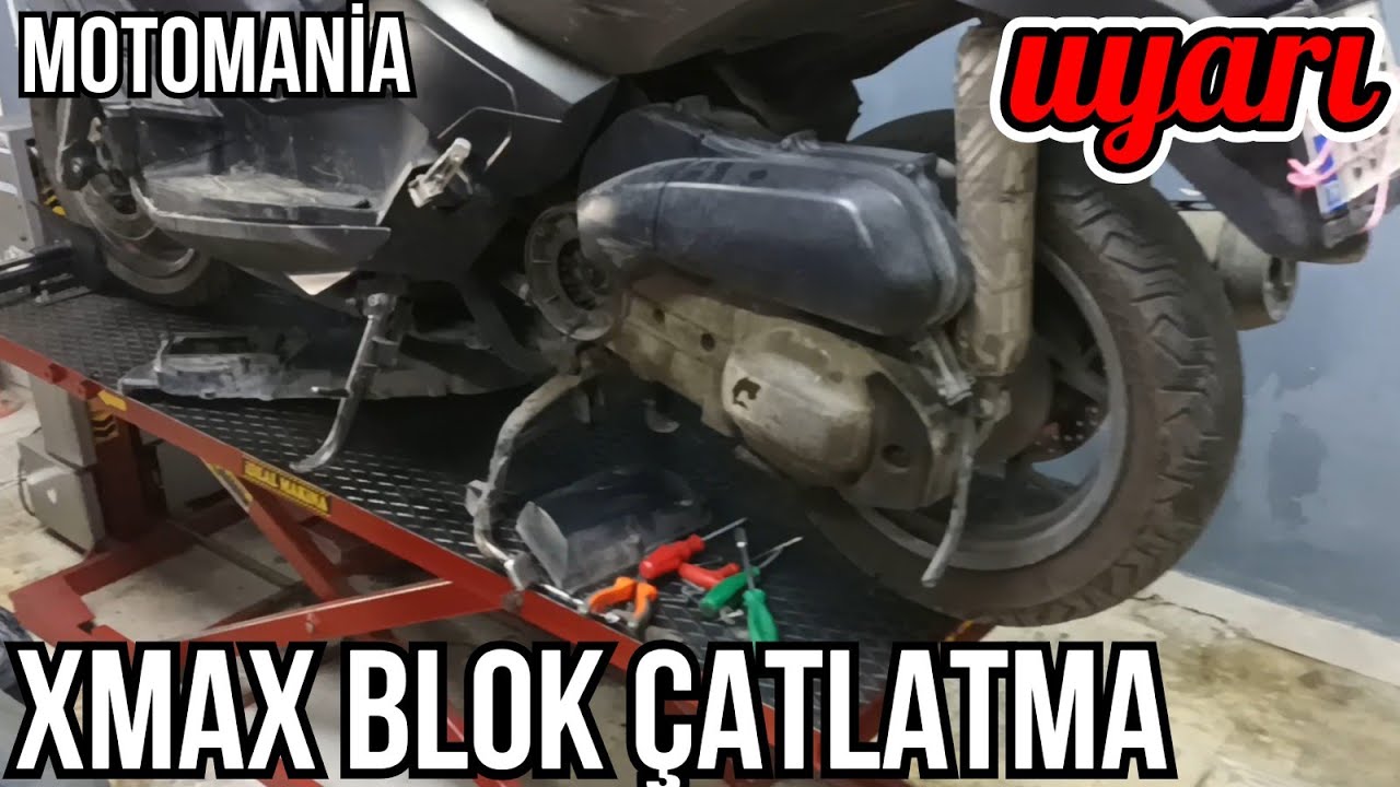 XMAX BLOK ÇATLATMA - YouTube