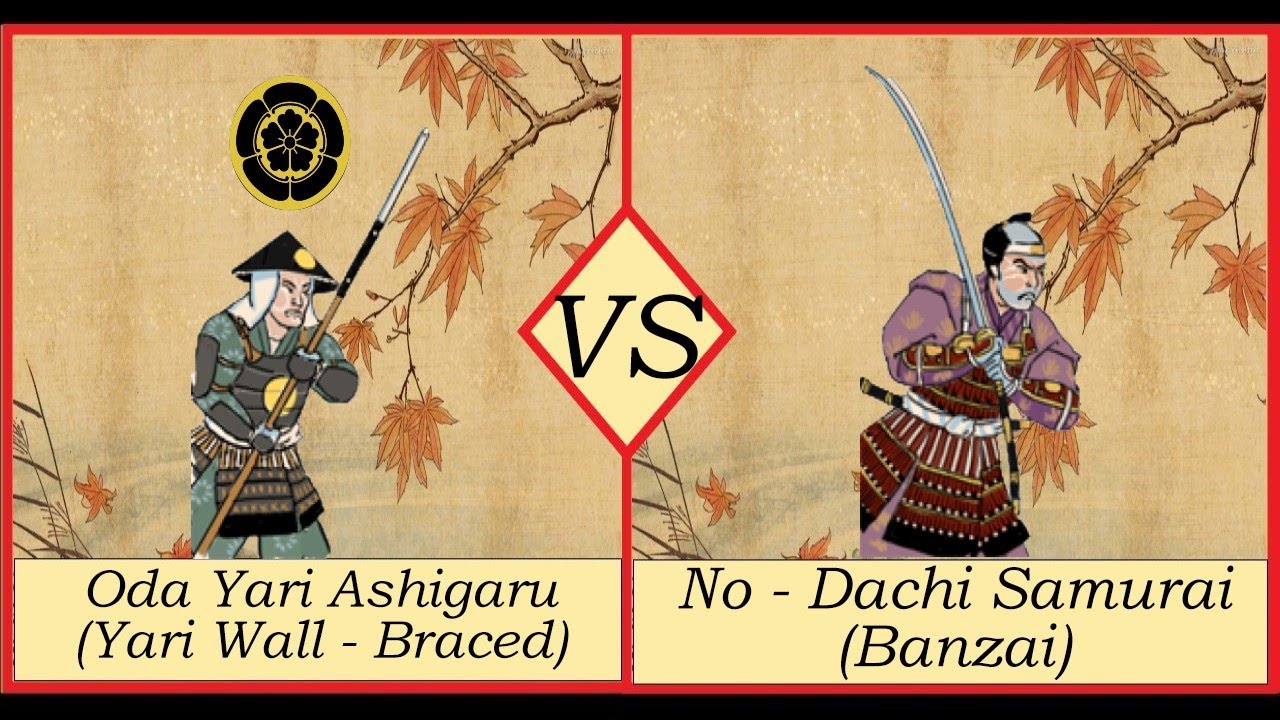 #159: Oda Yari Ashigaru - Yari Wall (Stationary) vs No - Dachi Samurai ...