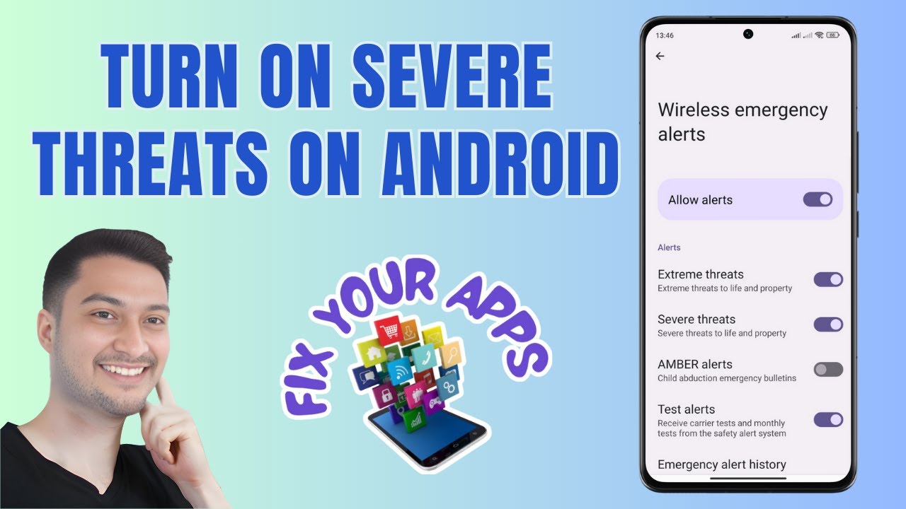 How to Turn On the Severe Threats on Android - YouTube