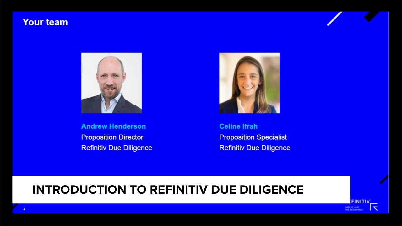 Introduction to Refinitiv Due Diligence - YouTube