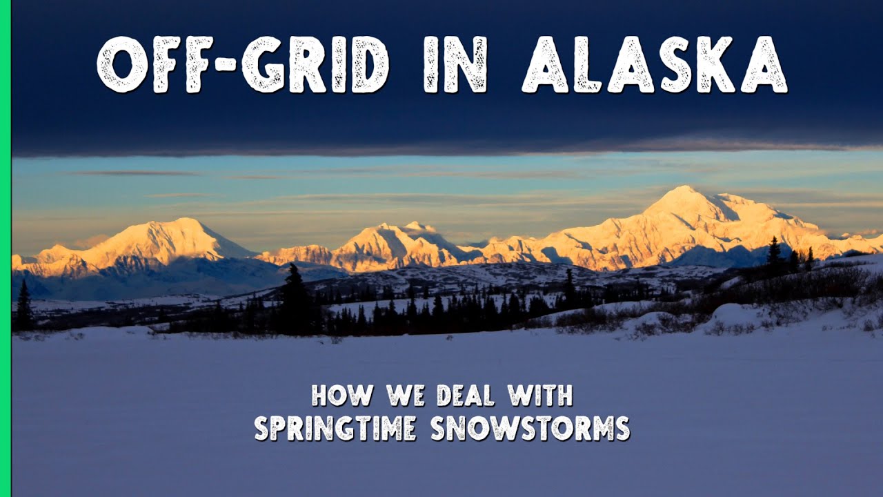 BURIED IN SNOW! Alaska Bush Living | an off grid day in the life - YouTube
