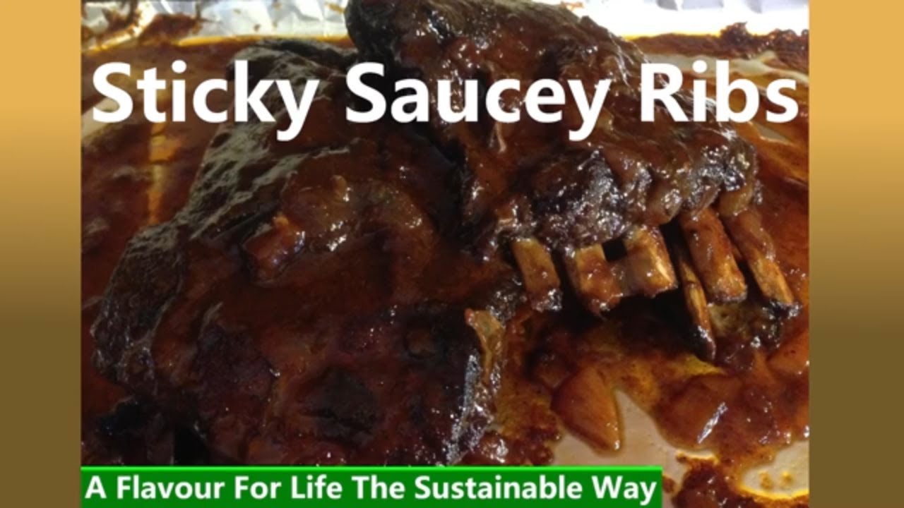 STICKY and SAUCY RIBS made with WHITETAIL DEER RIBS - YouTube