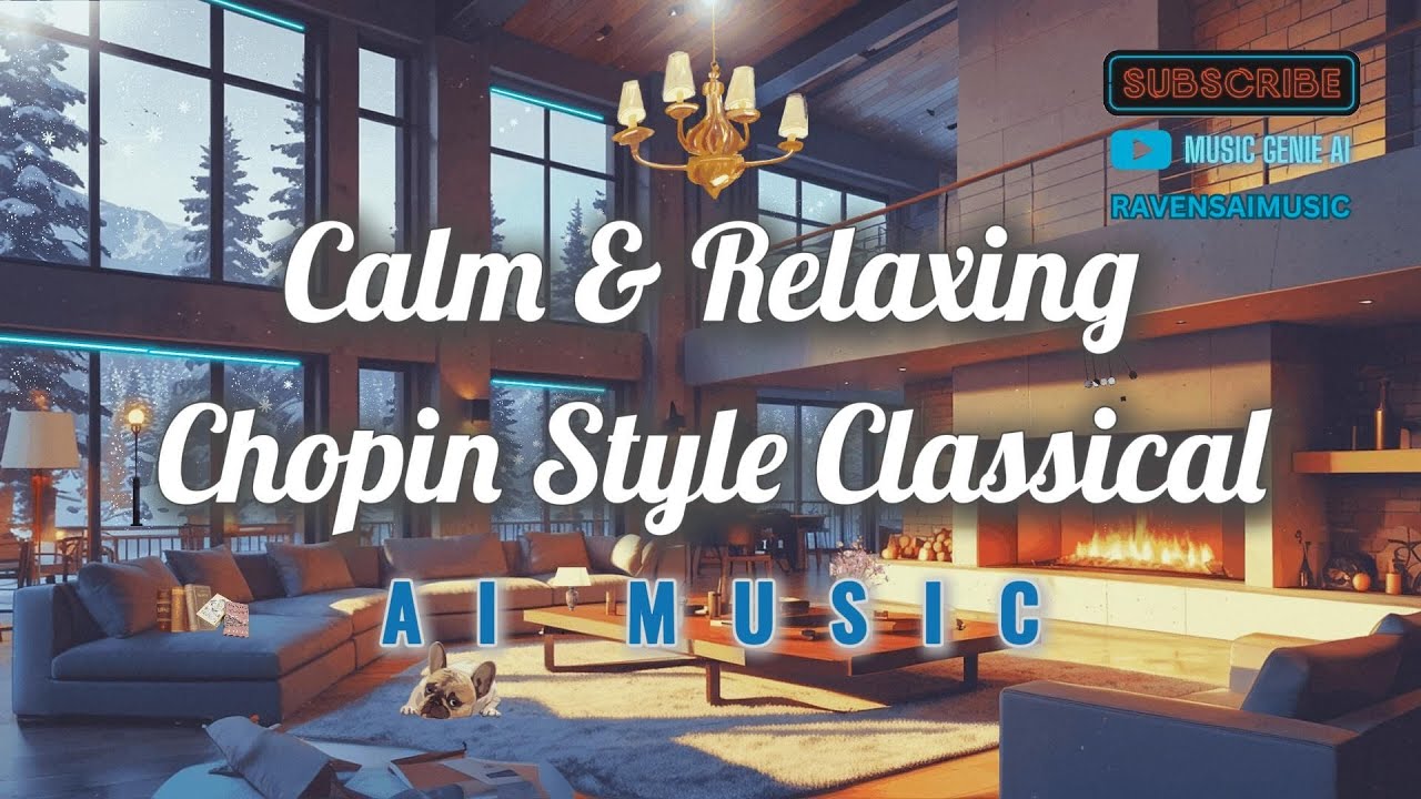 2 Hour Calm, Relaxing Chopin Style Classical (Chill Lounge AI Music ...