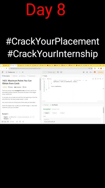 Day 8 of 45 days coding challenge by arsh goyal #arshgoyal #codinglove #coding # ...