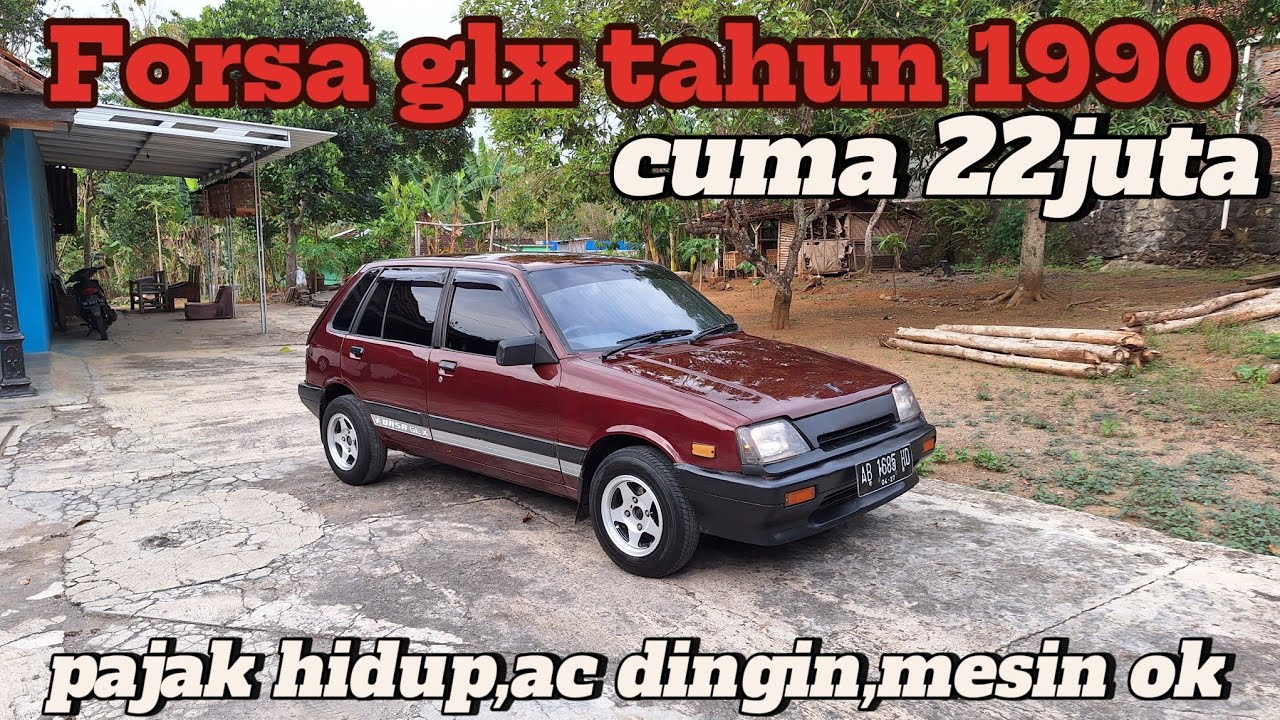 Suzuki forsa glx tahun 90 hanya di 22juta saja lurr,,ac dingin mesin ...