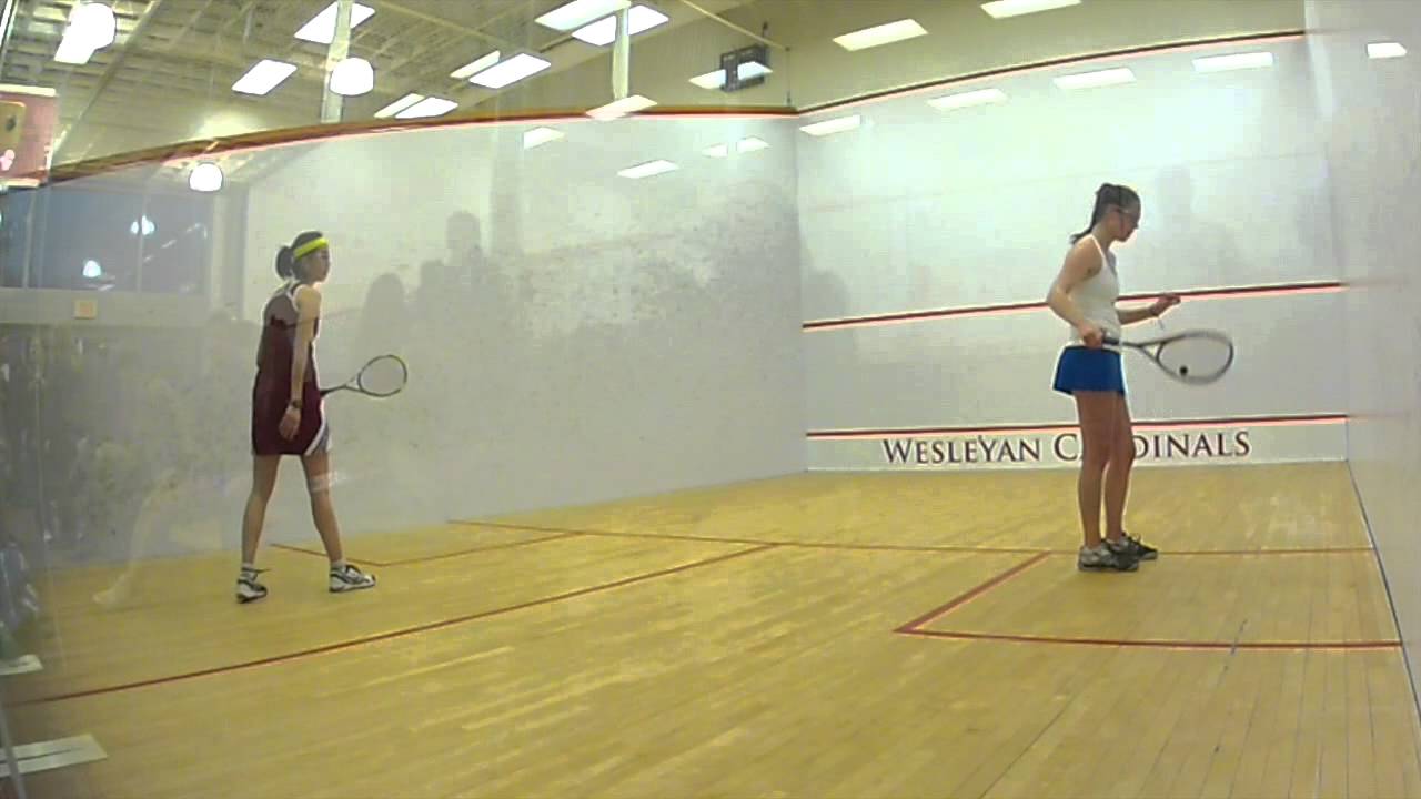 Bates College Squash - Nessrine Arrifin vs Hilary Gray - YouTube