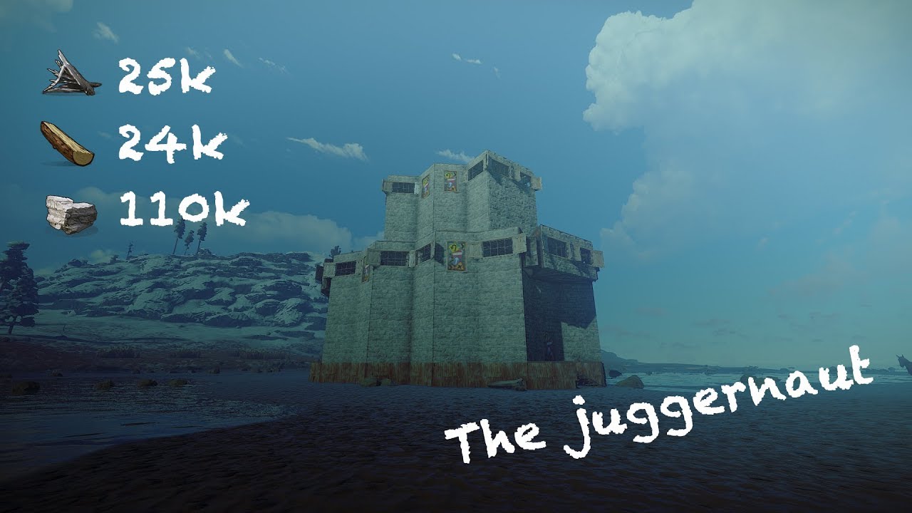 INSANE group base design - The JUGGERNAUT - Bunker Base - YouTube