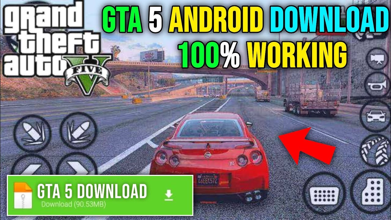How To Download Gta 5 On Android With Gameplay Proof | 100% Working ...