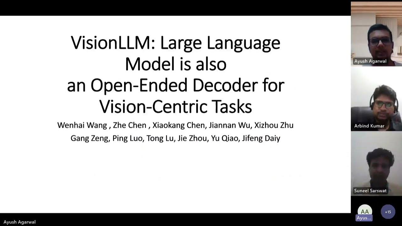 VisionLLM: Large Language Model is also an Open-Ended Decoder for Vision-Centric Tasks - YouTube