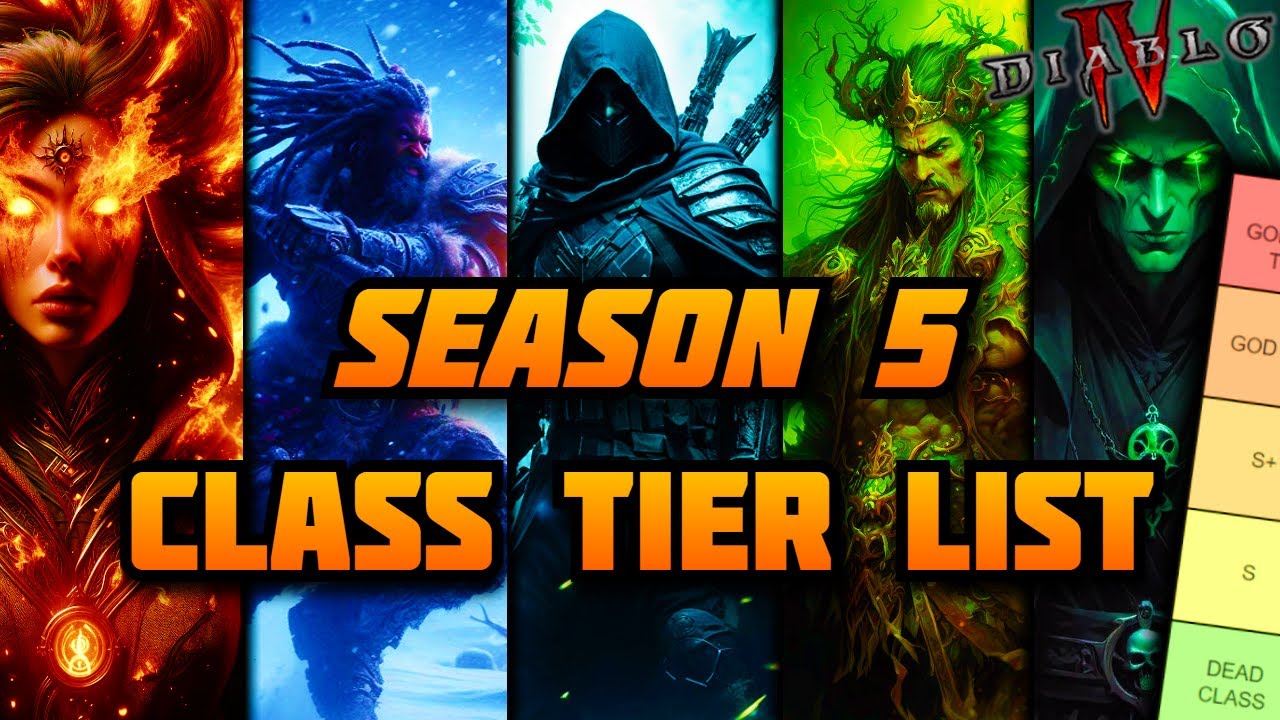 Diablo 4 Season 5 - Best Class Tier List - YouTube