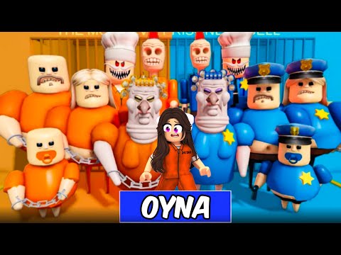 Roblox’ta EVİL PRİSONERLER VS EVİL POLİSLER HAPİSHANESİNDEN KAÇMAK !!