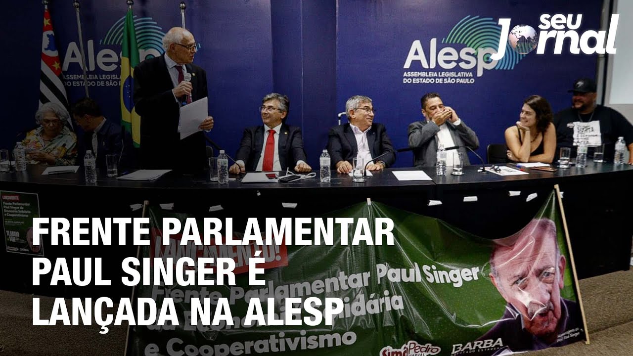 Frente Parlamentar Paul Singer é lançada na Alesp - YouTube