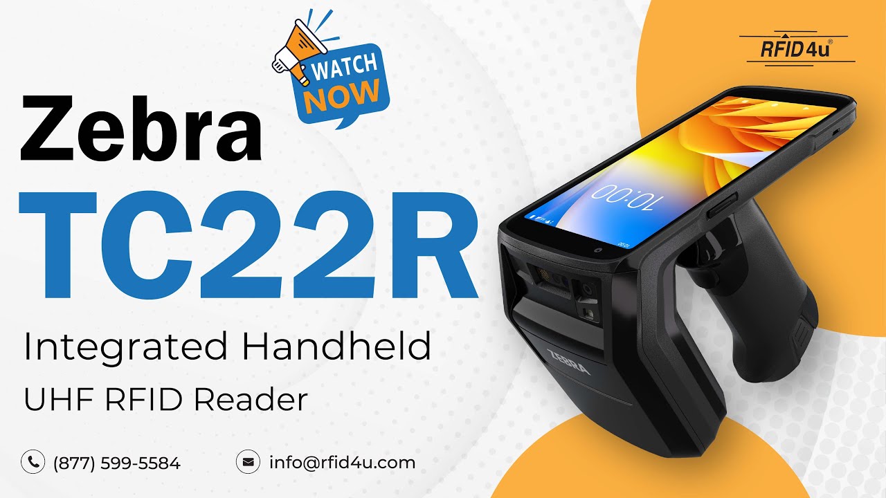 Zebra TC22R Integrated Handheld UHF RFID Reader | Ultra-Fast, Smart ...