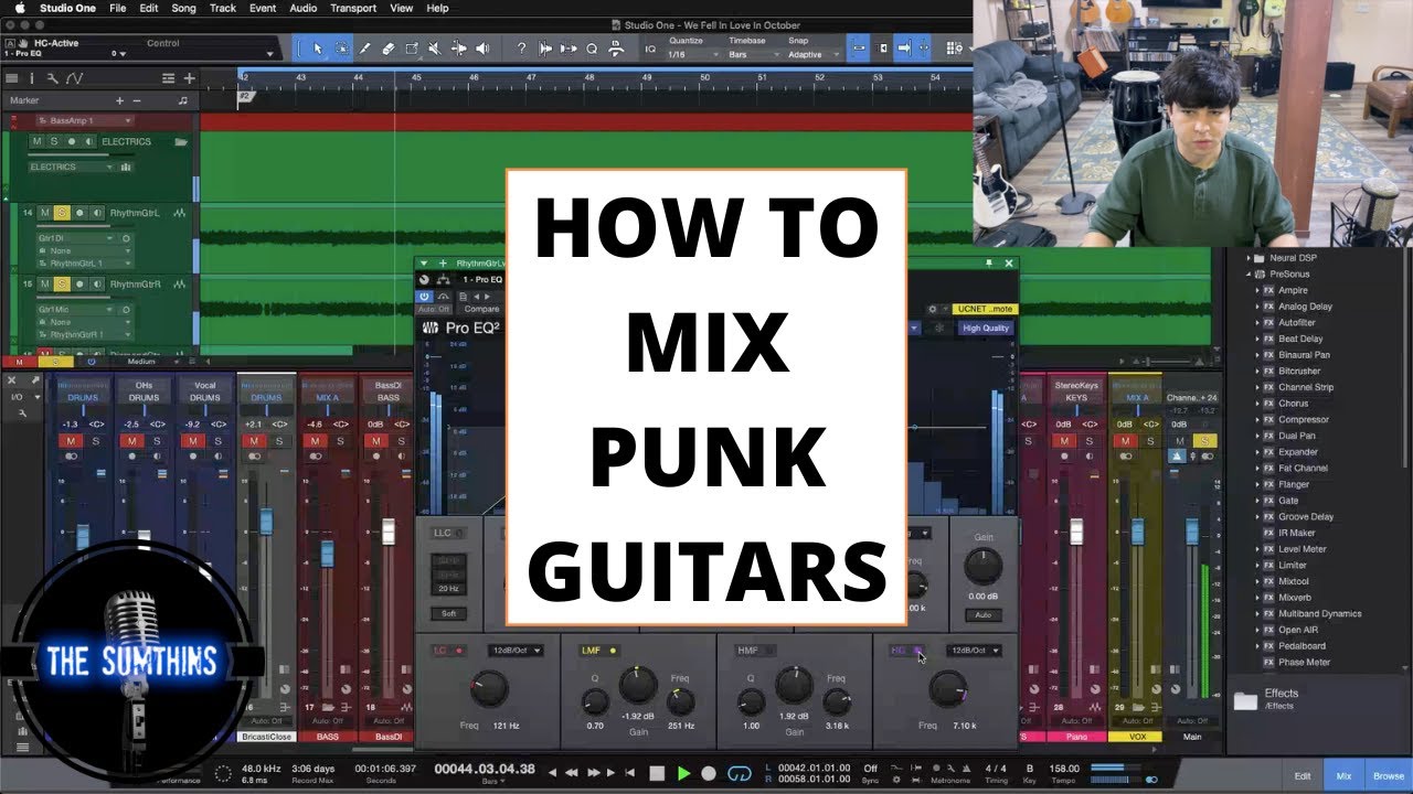 How To Mix Punk Guitars - YouTube